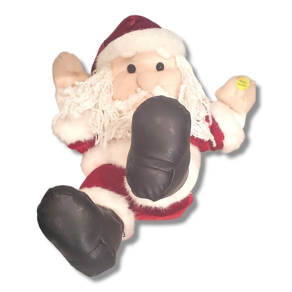 Gemmy | Holiday | Gemmy Laughing Santa Clause Animated Chuckles Lights ...